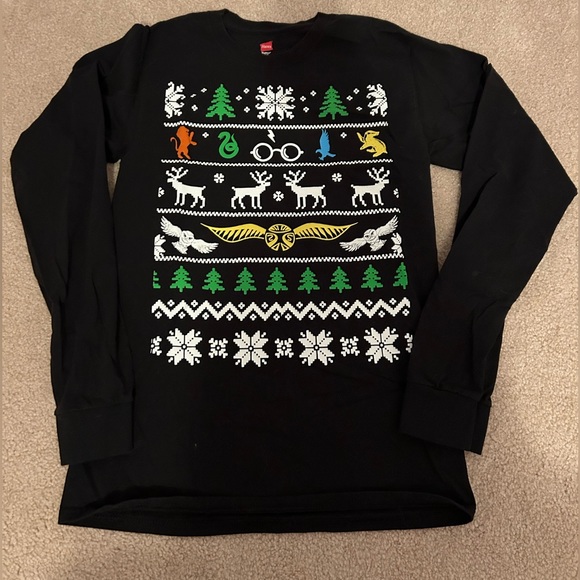 Hanes | Tops | Harry Potter Long Sleeve Shirt Like New | Poshmark